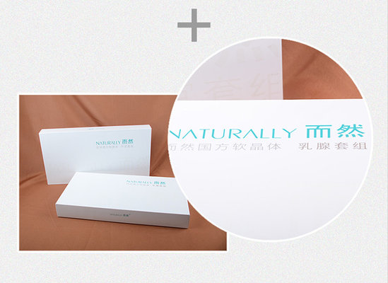 Lightweight Essential Oil Packaging Boxes Coated Paper With Partitions