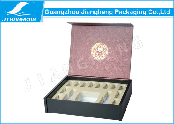 Recycled Study Magnetic Gift Box Book Shaped For Perfume Bottles Packaging