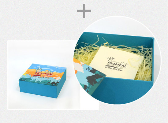 Sustainable Paper Cosmetic Gift Boxes Cmyk Printing Lid And Base Structure