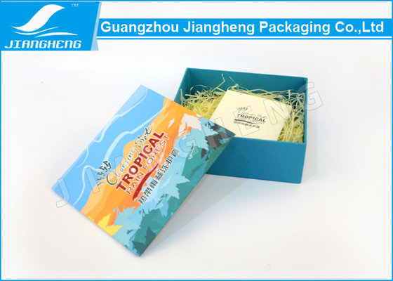Sustainable Paper Cosmetic Gift Boxes Cmyk Printing Lid And Base Structure