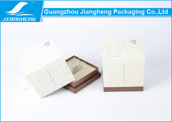 Pantone Color Printing Cosmetic Packaging Boxes , Square Paperboard Gift Boxes