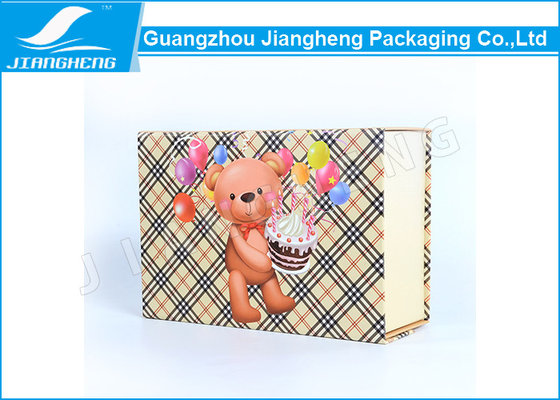 Magnetic Closure Collapsible Cardboard Boxes Sturdy Cute For Gift Packaging