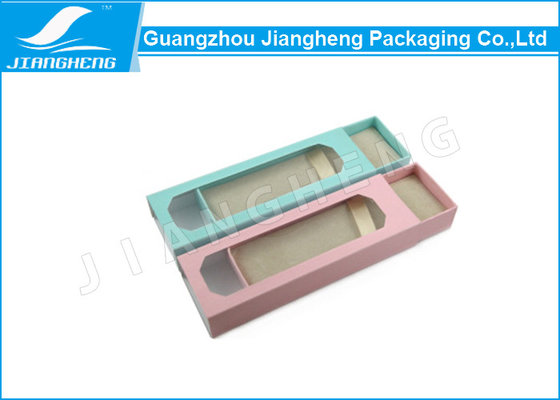Small Recycled Pen Packaging Box , Glossy Surface Paper Pen Box
