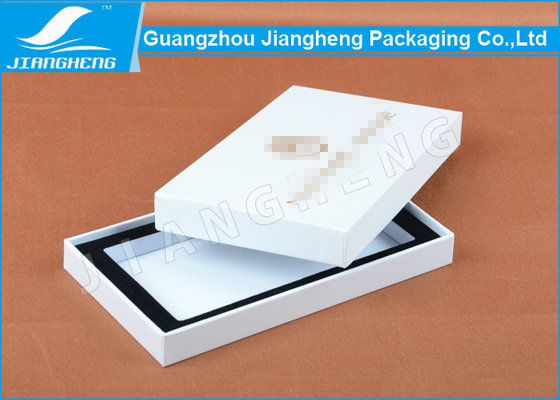 iPhone Case Packaging White Cardboard Gift Boxes Coated Paper Golden Debossed Logo
