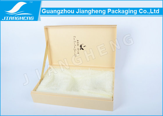 Custom Recyclable Tea Gift Boxes , Special Texture Paper Embossed Gift Box