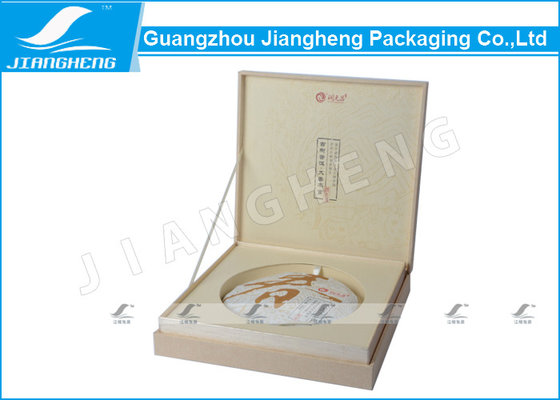 Square White Eco Friendly Gift Box Wooden Paper For Tea Tins Packaging