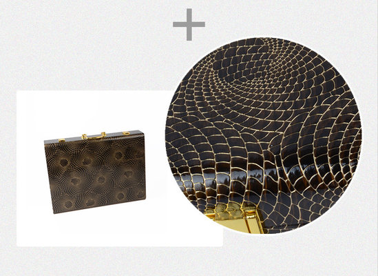 Special PU Leather Rectangle Gift Box Empty With Hardware Accessories