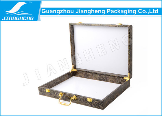 Special PU Leather Rectangle Gift Box Empty With Hardware Accessories