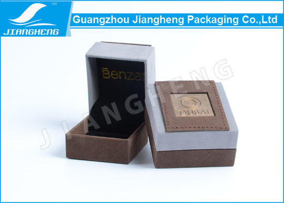 Fashion Luxury Cardboard Single Watch Box Soft Velvet Pillow For Mens