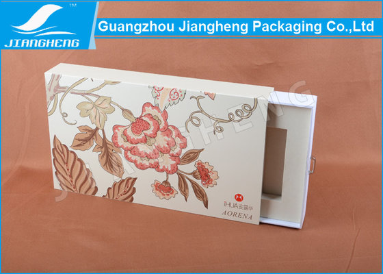 Custom Essential Oil Packaging Boxes Unique Drawer Shape Spot UV Coating