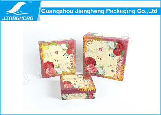 Paper Printed Square Essential Oil Packaging Boxes , Fancy Rigid Cardboard Gift Packaging