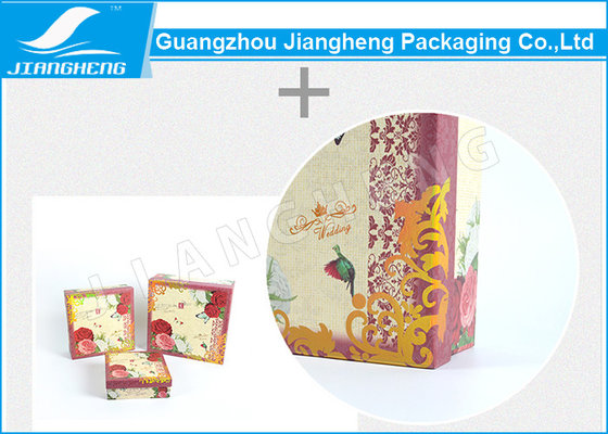 Paper Printed Square Essential Oil Packaging Boxes , Fancy Rigid Cardboard Gift Packaging
