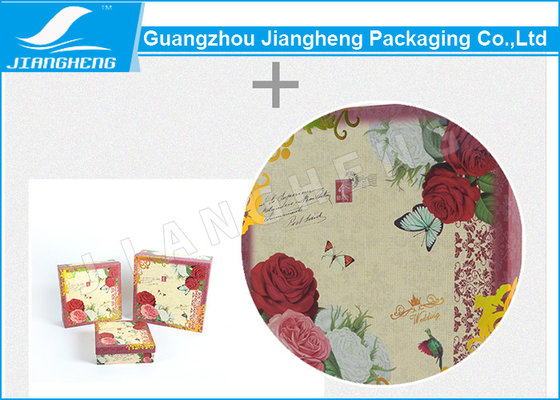Paper Printed Square Essential Oil Packaging Boxes , Fancy Rigid Cardboard Gift Packaging