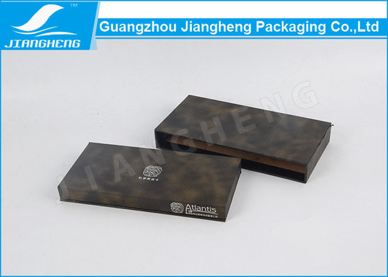 Fashion Elegant Pen Packaging Box Black Paper Customized With Outer