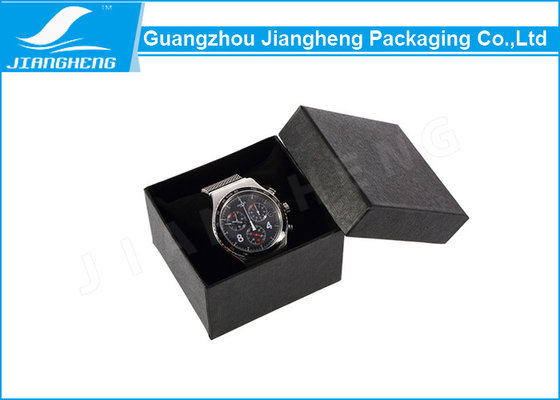 Luxury Small Watch Gift Boxes Paperboard With Soft Velvet Pillow Insert