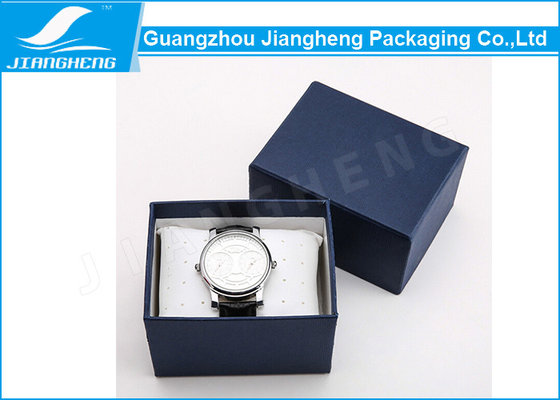Black Square Watch Gift Boxes Traditional Style With Foil Stamping Logo