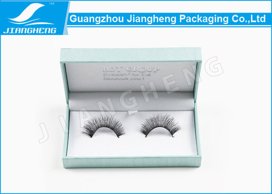 Custom False Eyelash Packaging Box CMYK Printing Paper With Inner Tray