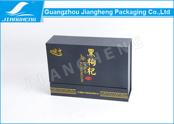 Magnetic Closure Noble Perfume Box Packaging For 3 Sets Perfume Glass Bottles