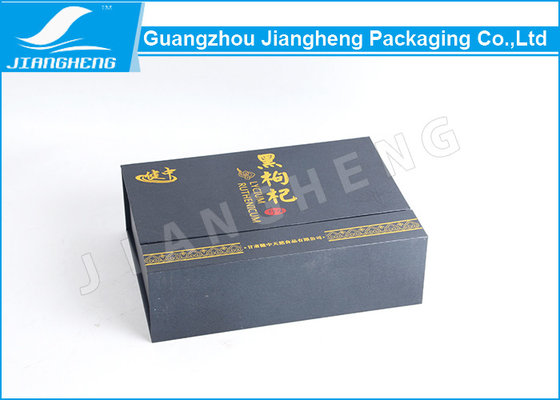 Magnetic Closure Noble Perfume Box Packaging For 3 Sets Perfume Glass Bottles