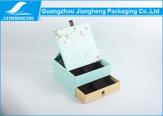 Eco - Friendly Full Printed Cardboard Gift Boxes / Paper Gift Boxes With Drawer