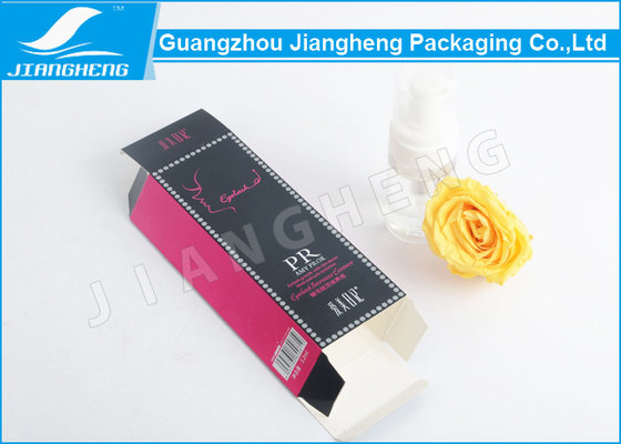 Black 375g Silver Card Paper Packaging Boxes / Paper Gift Box For Perfume