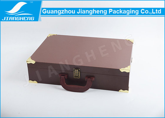Lacquer Varnished Gift Wooden Boxes , Tea Storage Wooden Packaging Boxes