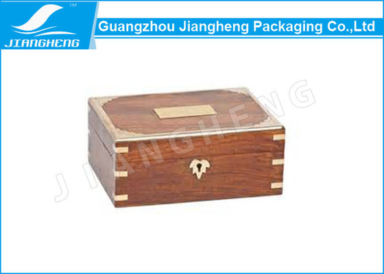 Personal Design Wooden Gift Box Set Rectangle For Jewelry / Watch Packaging