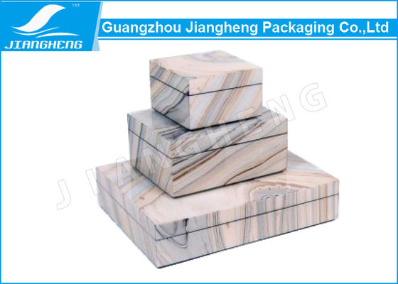 Various Color Decorative Wooden Boxes / Gift Boxes With Velvet Insert Gold Hinges