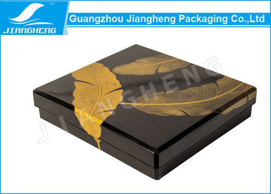 Various Color Decorative Wooden Boxes / Gift Boxes With Velvet Insert Gold Hinges
