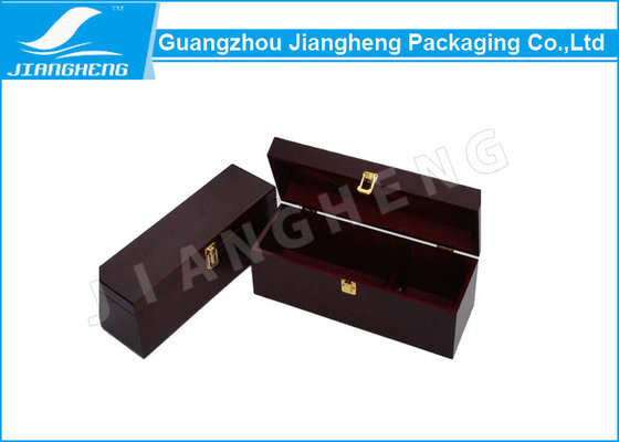 Beautiful Hot Foil Stamping Wooden Gift Box Laser Cut For Jade Storage