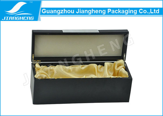 Beautiful Hot Foil Stamping Wooden Gift Box Laser Cut For Jade Storage