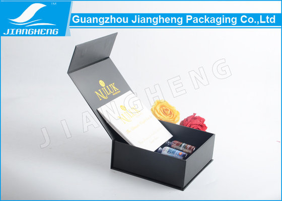 Square Shape Essential Oil Packaging Boxes With Magnetic Flap , CMYK Printed