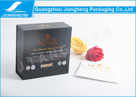 Square Shape Essential Oil Packaging Boxes With Magnetic Flap , CMYK Printed