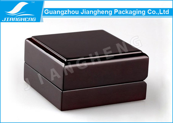 Maroon Lacquered Square Wooden Gift Box For Jewellery Set Display