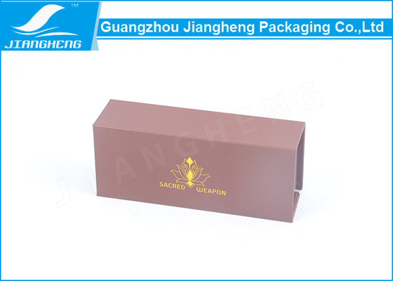 Cardboard Printed Perfume Packaging Boxes With Front Golden Logo