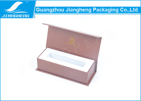 Cardboard Printed Perfume Packaging Boxes With Front Golden Logo