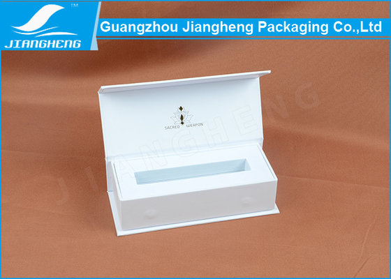 Recyclable Empty Cardboard Gift Boxes Custom Logo Printed Packaging , 15*6*4CM