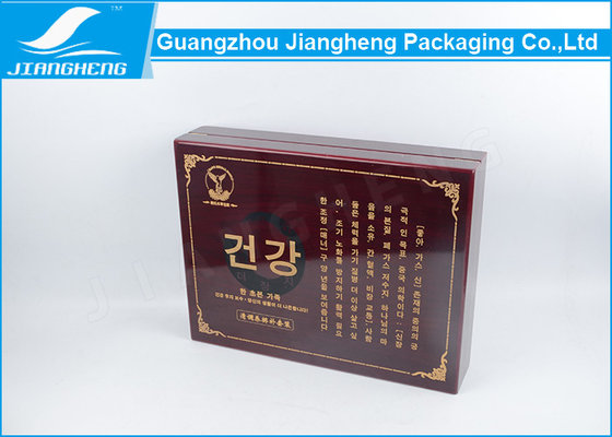 Antiqued wooden Gift Box Wood Design Wooden Packaging with Godlen Logo