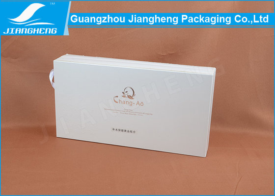 Ribbon Hinged Matt Essential oil Packaging Boxes Cardboard Gift Box