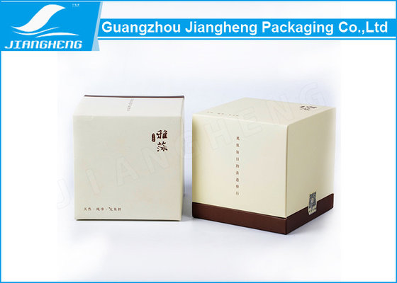 Mini Cube Shaped Perfume Packaging Boxes , Recycle Cardboard Box Packing