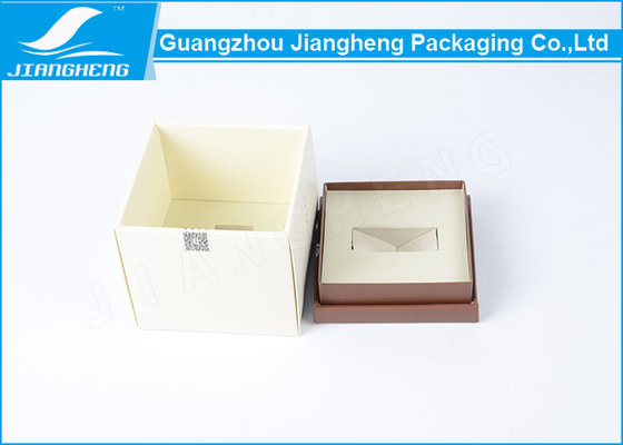 Mini Cube Shaped Perfume Packaging Boxes , Recycle Cardboard Box Packing