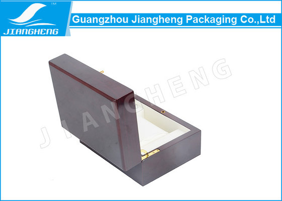 Brown Keepsake Personalised Wooden Box Packaging For Perfume / Watch / Gift