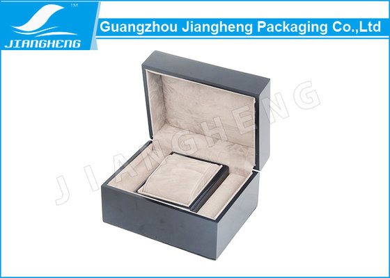 Hot Foil Stamping Jewellery Gift Wooden Boxes Plain Gift Box With Hinged