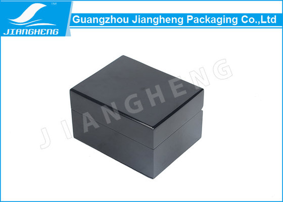 Hot Foil Stamping Jewellery Gift Wooden Boxes Plain Gift Box With Hinged
