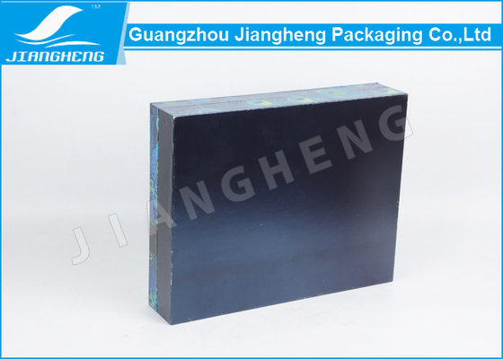 Silk Ribbon Linked Glossy Lamination Cardboard Packing Boxes With Inner Tray