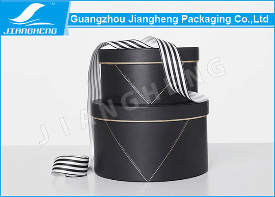 Pantone Printing Handmade Cardboard Gift Boxes Paper Cylinder Flower Gift Hat Boxes