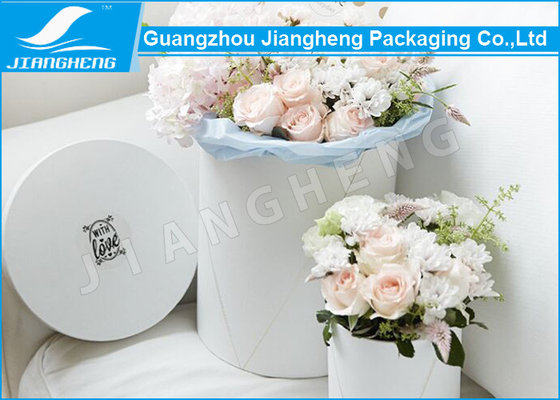 Pantone Printing Handmade Cardboard Gift Boxes Paper Cylinder Flower Gift Hat Boxes