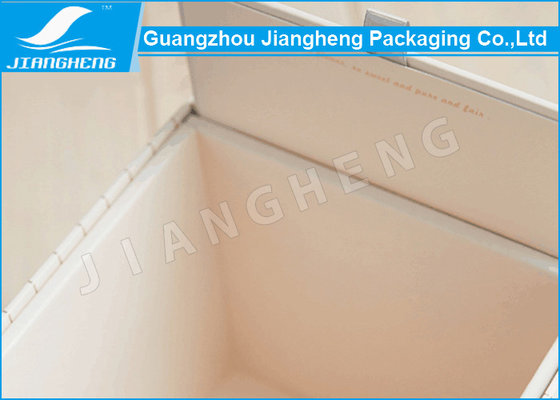 Empty Cardboard Paper Flower Gift Boxes Square Shape Full Color Printed