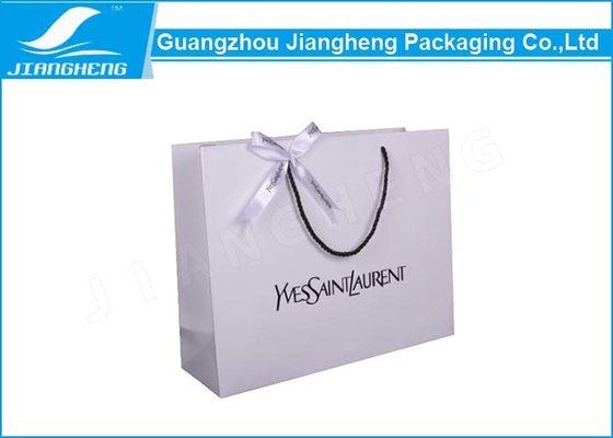 Recyclable Luxury Style Printing Art Paper Bag Packaging With Logo Foil