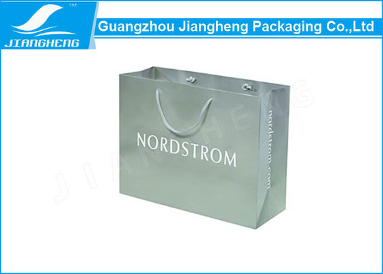 Recyclable Luxury Style Printing Art Paper Bag Packaging With Logo Foil